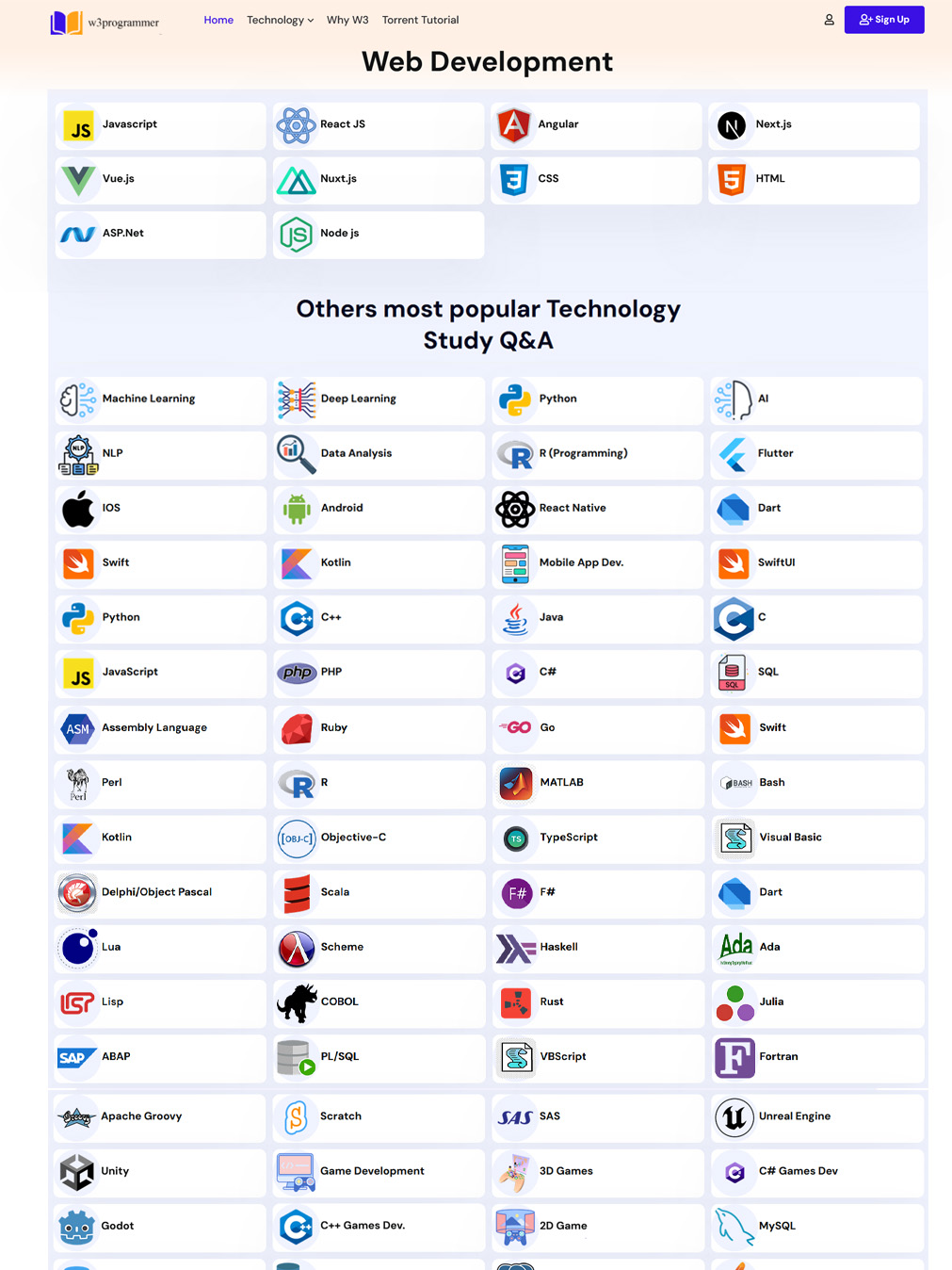 w3programmer - Education, Online Course, Interview Q&A Platform