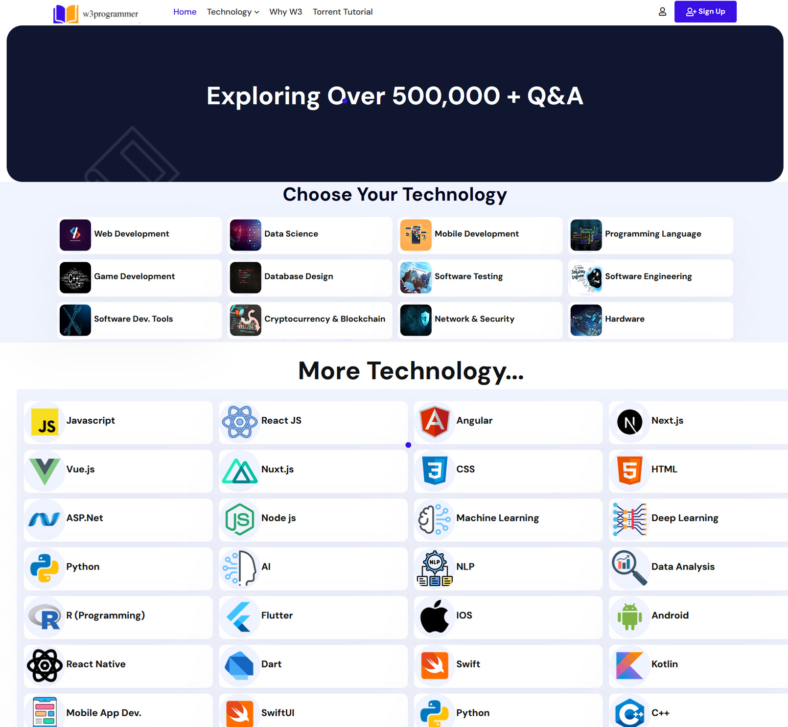 w3programmer - Education, Online Course, Interview Q&A Platform